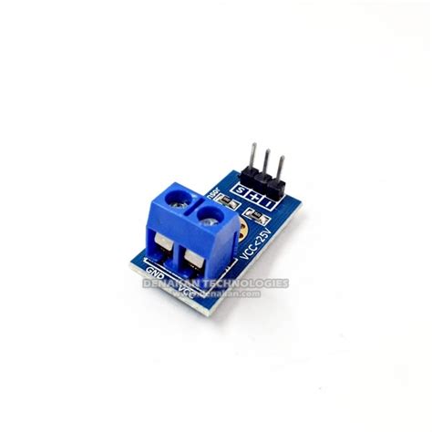 Voltage Sensor Module 25v Range Denakan Technologies