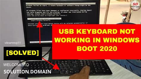 Usb Keyboard Not Working In Windows Boot Solved Solution Domain