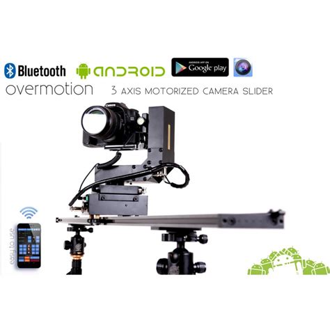 AXIS Motorized Camera Slider Motion Control Bluetooth Android Ready To Use Kit Overmotion