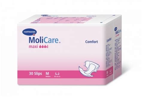 Подгузники для взрослых при недержании Molicare Comfort Maxi размер M 30 штук инструкция