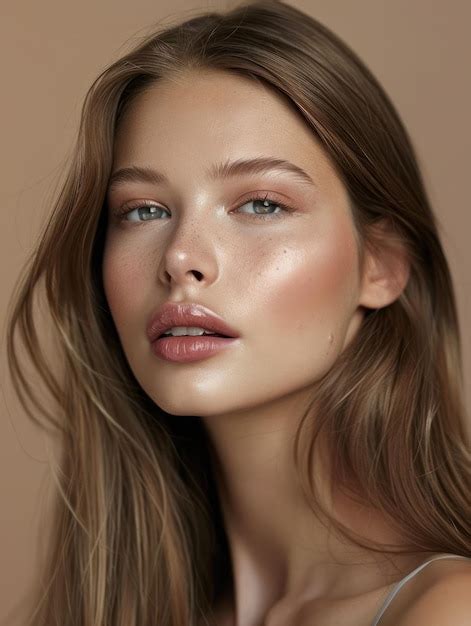 Premium Photo Portrait Of Beautiful Korean Women With Straight Hair