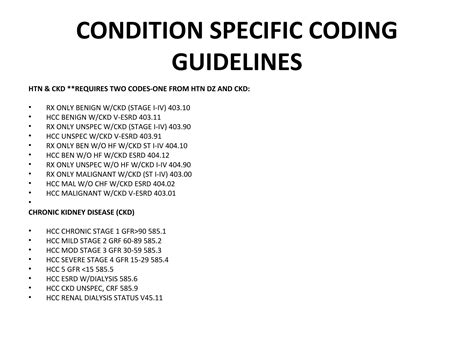 HCC CODING Training Manual PPT Health Insurance Insurance