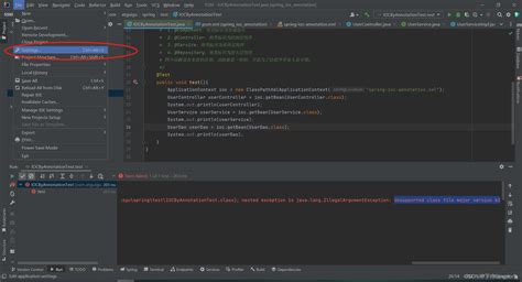 Spring注解报错unsupported Class File Major Version 63 Csdn博客