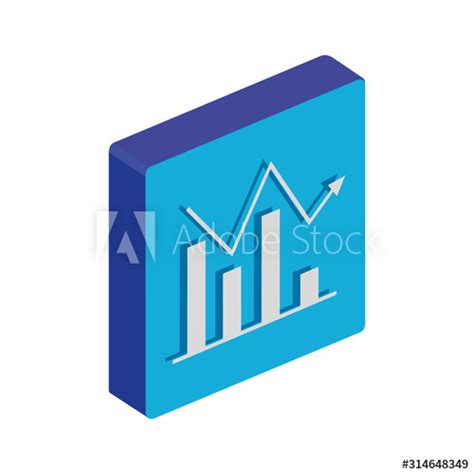 Free Button With Bars Statistical Graph Design Nohat Cc