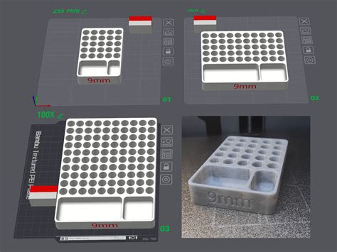 9mm Reloading Tray 25x 50x 100x By We Be Printin Makerworld