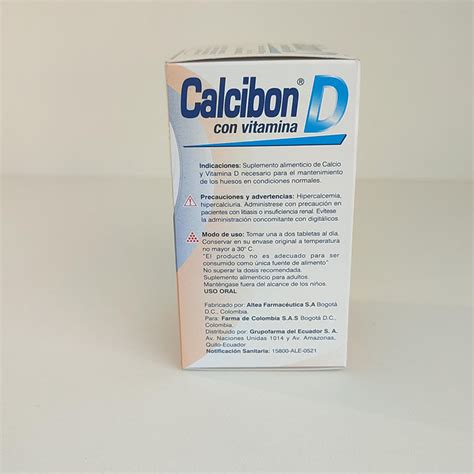 Calcibon D X Caja Farmacia Farmadiabetes