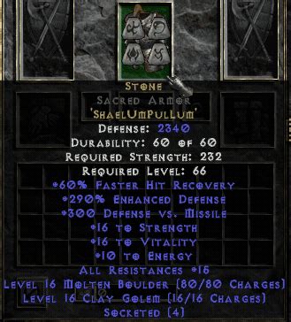 Rune Words Diablo 2 Shields