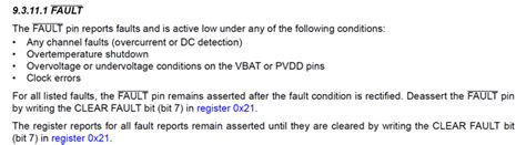 Tas6424e Q1 Behavior Of Fault Pin And Overcurrent Fault Register Audio Forum Audio Ti E2e