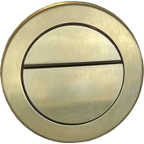 Brushed Brass Dual Flush Push Button Laporsa