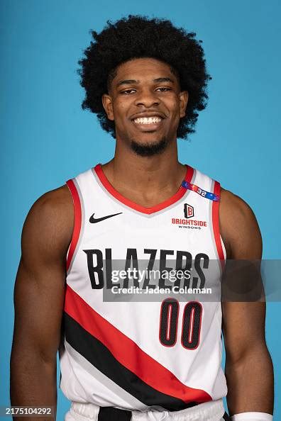 Scoot Henderson Of The Portland Trail Blazers Blazers Poses For A Foto Jornalística Getty