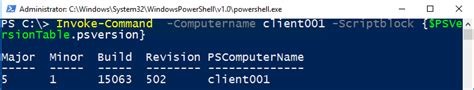 Check Version Of Powershell Localhost And Remote Hosts Sid 500com