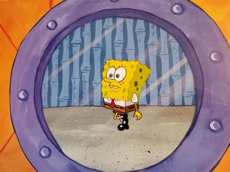 Spongebob Squarepants Original Production Cel Cell Animation Art £218 34 Picclick Uk
