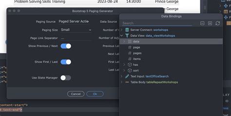 Paging Generator And Data View Tables Need Help Wappler Community