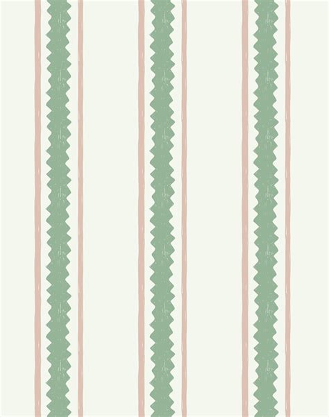 Zig Zag Pink And Green The Pattern Collective
