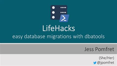 Lifehacks Easy Database Migrations With Dbatools Youtube