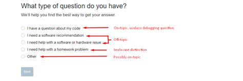 “ask A Question” Wizard Prototype Meta Stack Overflow