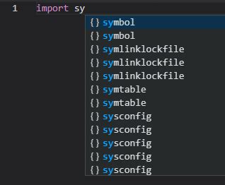 Some Import Suggestions Are Duplicated Issue Microsoft Python Language Server GitHub