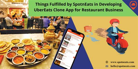 Things Fulfilled By Spotneats In Developing Ubereats Clone App For
