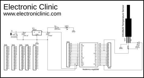Nodemcu Esp8266 Ds18b20 Waterproof Temperature Sensor Monitoring