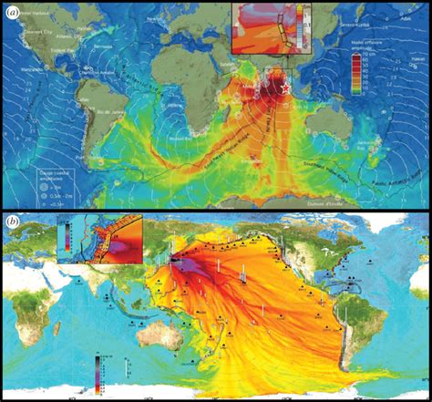 Global Computed Maximum Tsunami Heights Of A The 26 December 2004 Download Scientific Diagram
