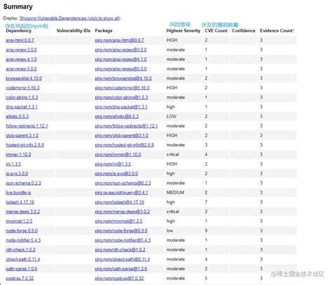 你要知道的 Npm 依赖包漏洞检测和修复一些漏洞常见的名词：cve、cvss和cwe 依赖包漏洞扫描工具，snyk N 掘金