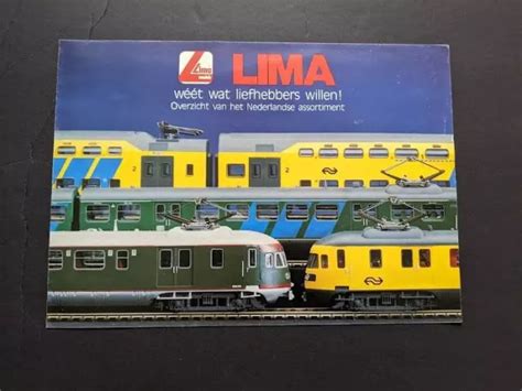 Lima Model Railway Product Range Brochure Catalog Scale Train Engine Vintage £3 98 Picclick Uk