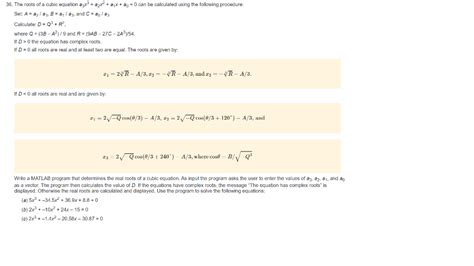 Solve Cubic Equation In Matlab Tessshebaylo