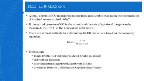 Diffusing Capacity Tests Pptx