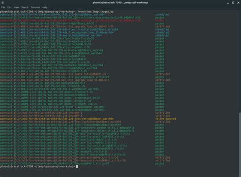 Playing With The Openqa API