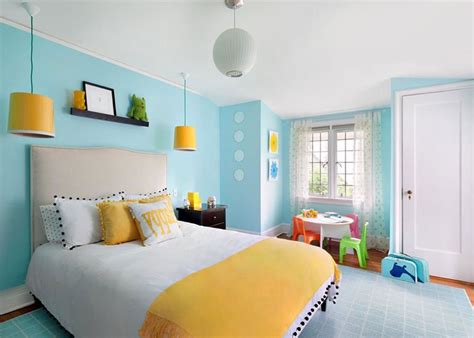 Голубой цвет и его сочетания в интерьере 50 фотоидей Декор спальни Красочная спальня