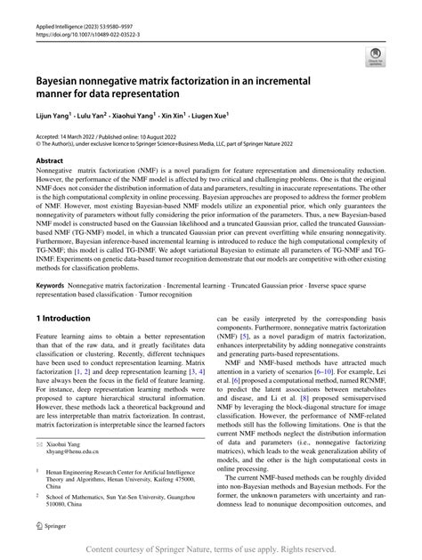 Bayesian Nonnegative Matrix Factorization In An Incremental Manner For