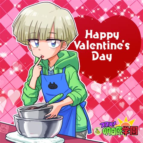 Wanta Futoshi Commentary Apron Argyle Background Argyle Clothes Artist Name Blonde Hair