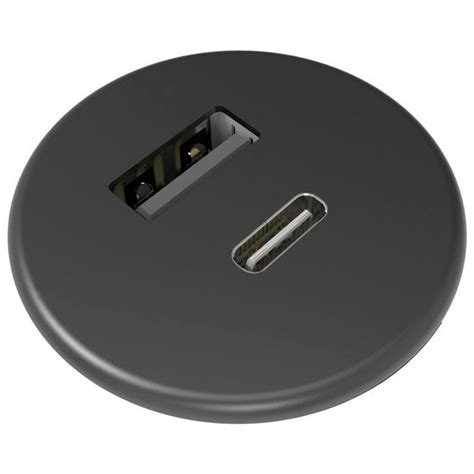 Forming Function Powerdot Micro A USB Oplader USB A USB C Sort DKK