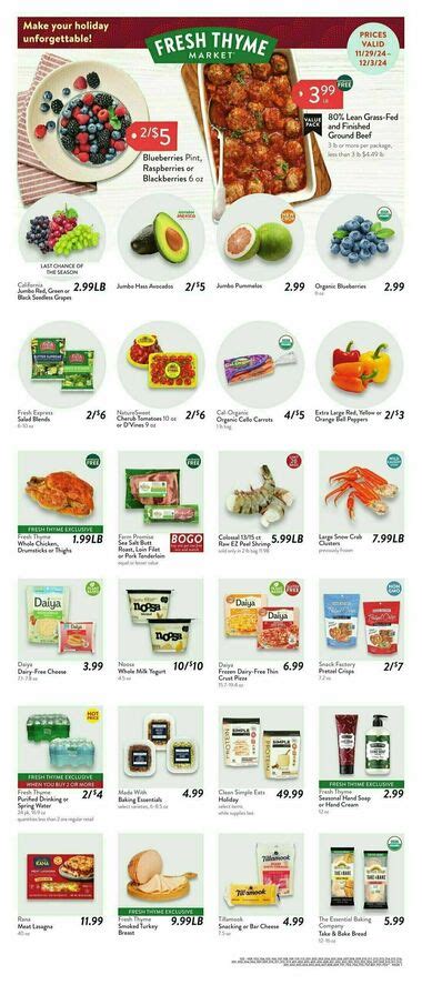 Fresh Thyme Farmers Market Savage Mn Hours And Weekly Ad