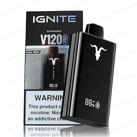 Ignite V80 8000 Puffs Pod Descartável Wolf Shop Brasil