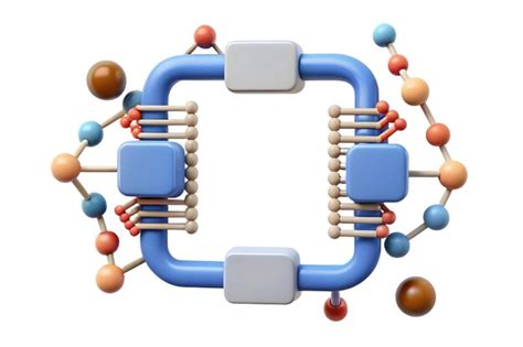 Smart Ai Algorithmic Border Frame Design For Business Minimalistic Flat Vector Illustration With
