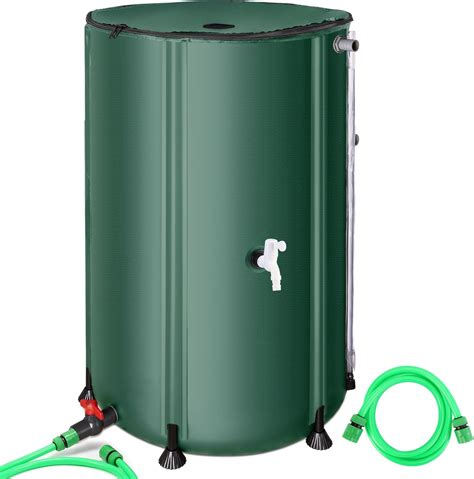 100 Gallon Rain Barrel Water Collection System Collapsible Portable Water Storage