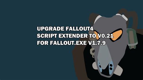 Upgrade F4SE For Fallout4 Exe V1 7 9 YouTube