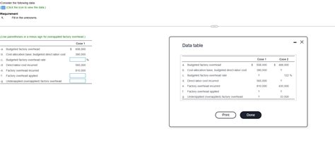 solved consider the following data click the icon to view
