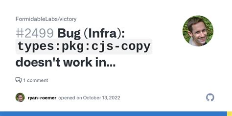 bug infra `types pkg cjs copy` doesn t work in windows cmd · issue 2499 · formidablelabs