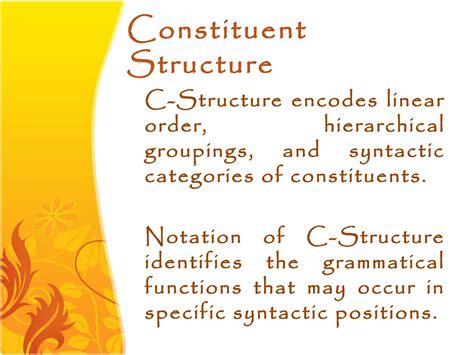 Lexical Functional Grammar Ppt