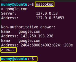 The Nslookup Command In Linux Practical Examples