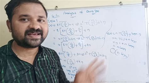 Analysis Of Quicksort Algorithmquicksort Time Complexity Analysis
