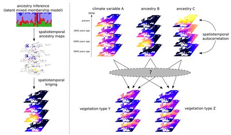 Schematic Of Methodology For Spatio Temporal Kriging And Vegetation