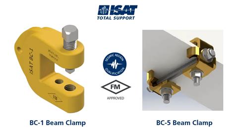 Announcing New Seismic Beam Clamps Bc 1 And Bc 5 Isat