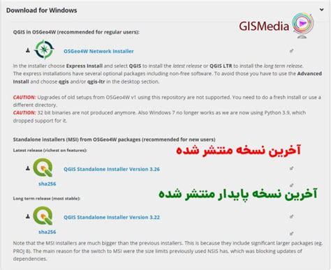 فیلم دانلود نرم افزار Qgis به همراه فیلم روش نصب