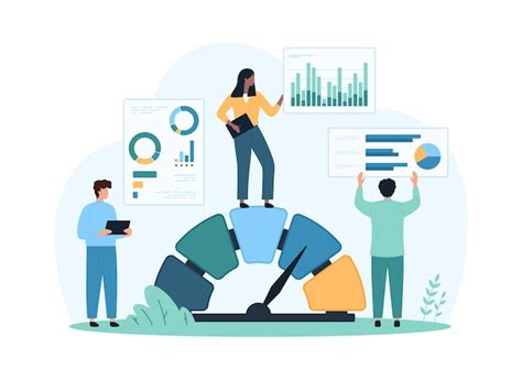 Premium Vector Strategic Analysis Of Business Product In Benchmark Test Performance By Tiny People