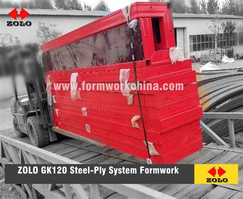 Zolo Gk120 Versatile Peri Doka Meva Steel Frame Plywood Face Modular Formwork For Wall Column