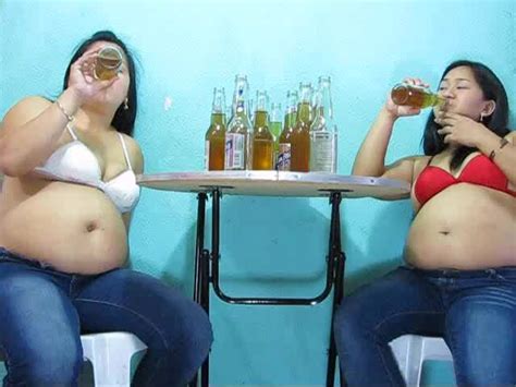 Bloated Girls Belly Inflation