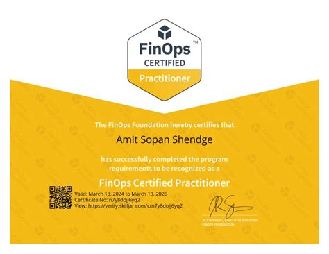 amit shendge on linkedin finops cloudcostoptimization certification cloudcomputing cloud